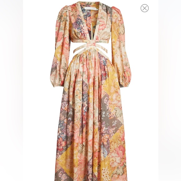 Zimmermann | Dresses | Zimmermann Floral Dress New But Tags Detached ...